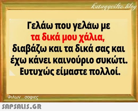 Γελάω που γελάω με τα δικά μου χάλια, ... #5190334082449408